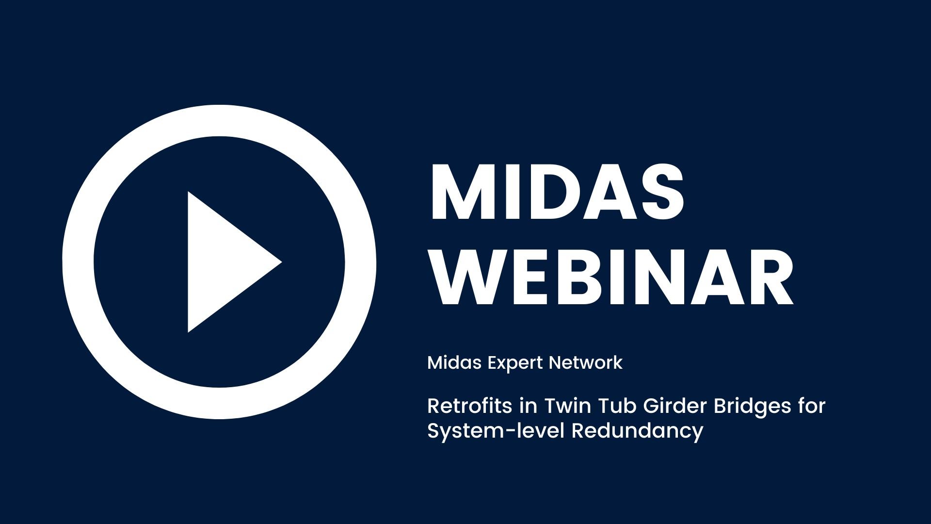 Webcast: Retrofits in Twin Tub Girder Bridges for System-level Redundancy